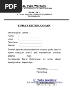 Surat Keterangan Warga RT/RW | PDF