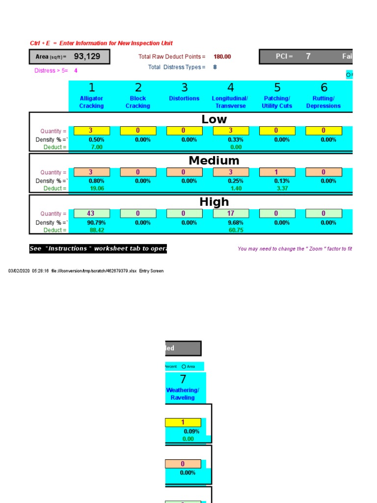 PCI Calculation | PDF | Computing | Computer Data