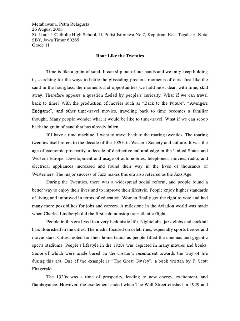 English Essay Trinity | PDF