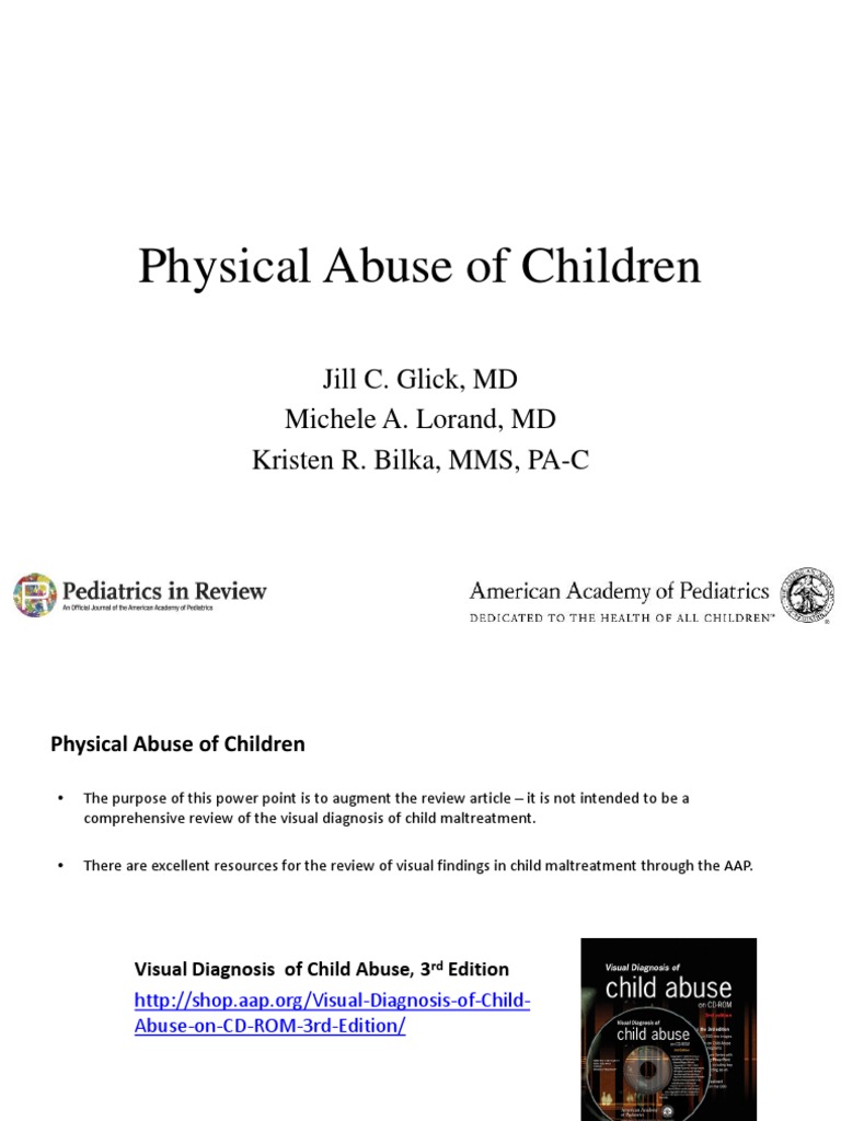Physical Abuse Teaching Slides | PDF | Child Abuse | Ct Scan