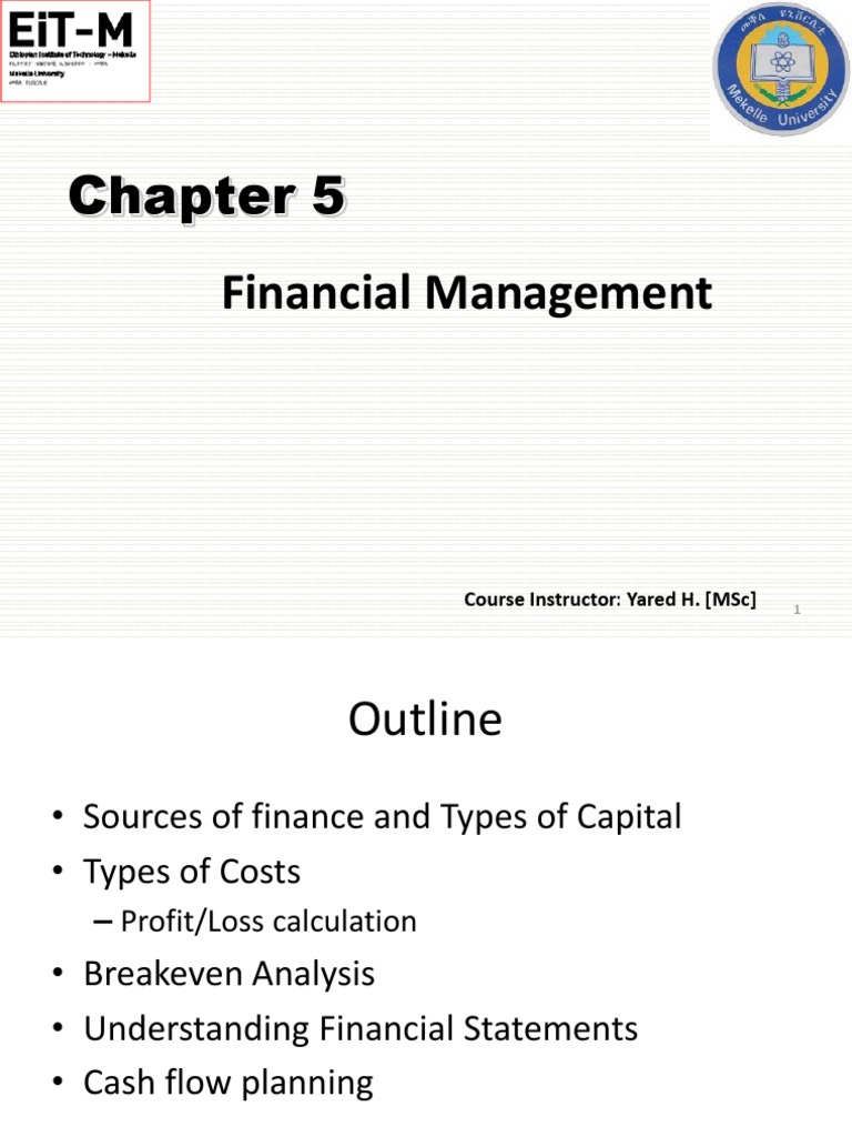 Chapter 5 Financial Management | PDF | Accounting | Financial Accounting