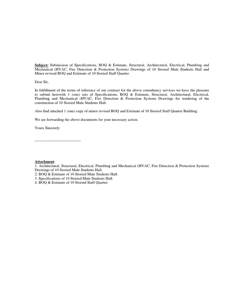 Forwarding Letter Sample | PDF | Home & Garden | Technology & Engineering