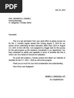 Sample of SK Resignation Letter | PDF | Home & Garden
