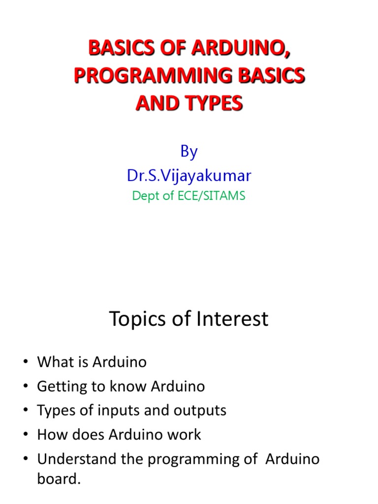 ARDUINO | Download Free PDF | Arduino | Microcontroller