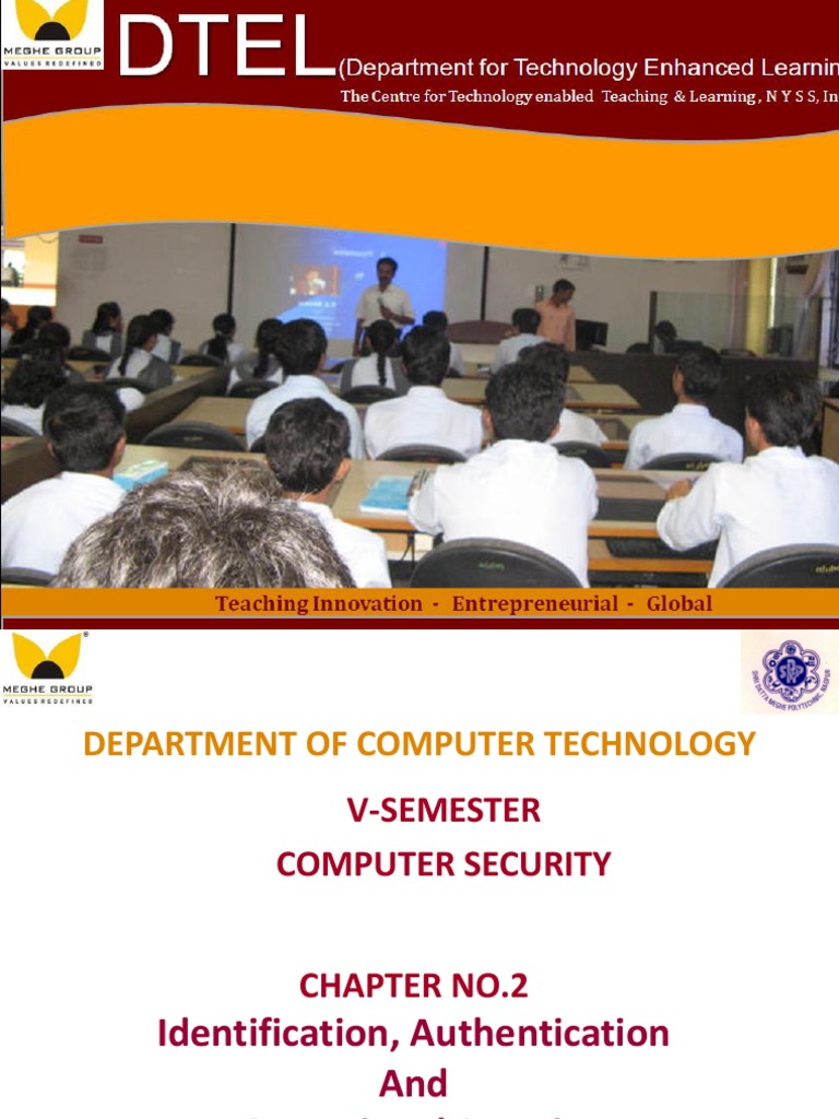 Chapter 2 Identification, Authentication and Operational Security | PDF