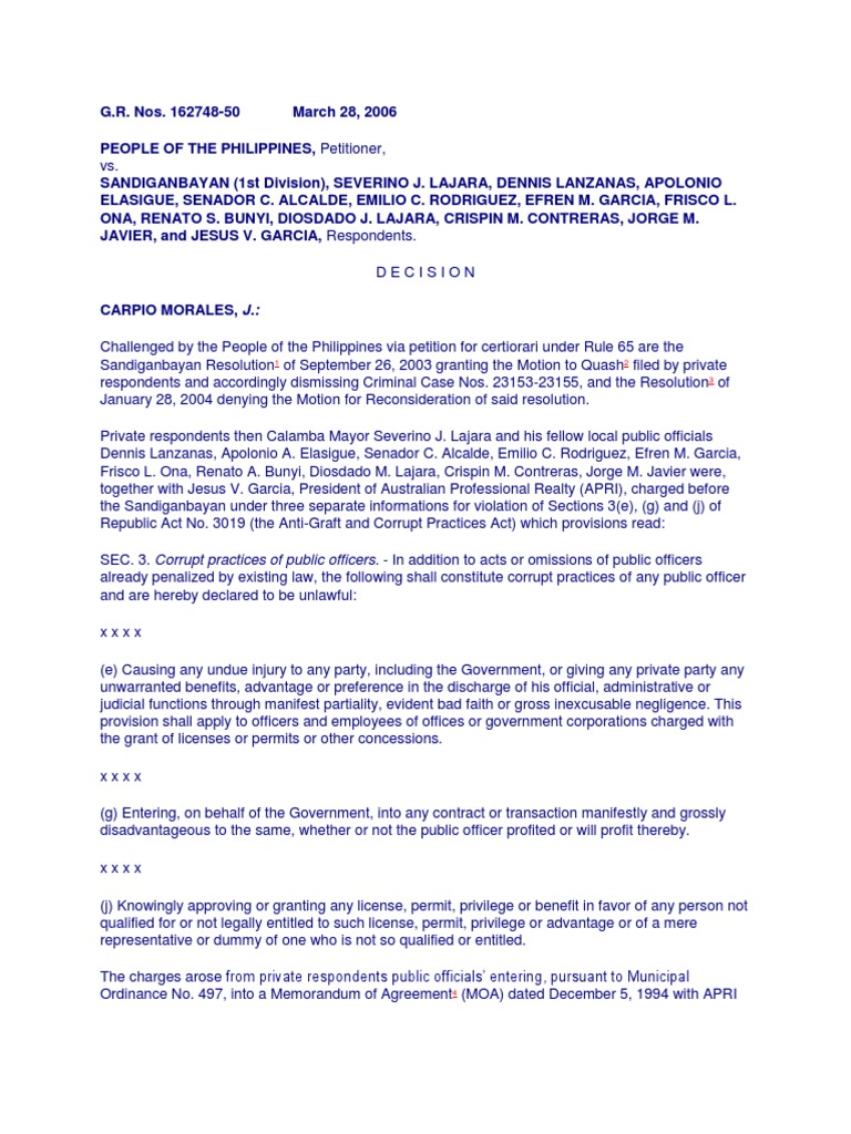 Section 3 (J) RA 3019 | PDF