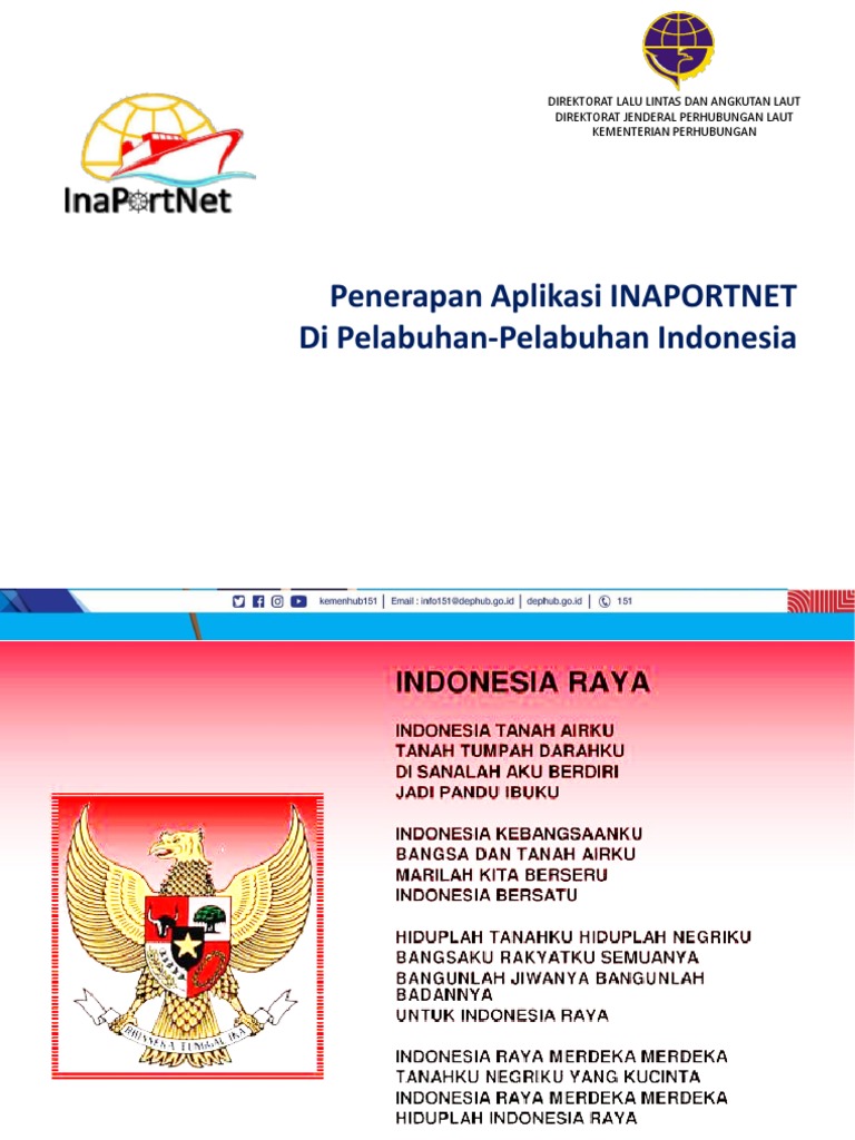 Pemaparan Inaportnet Kemhub v4 | PDF