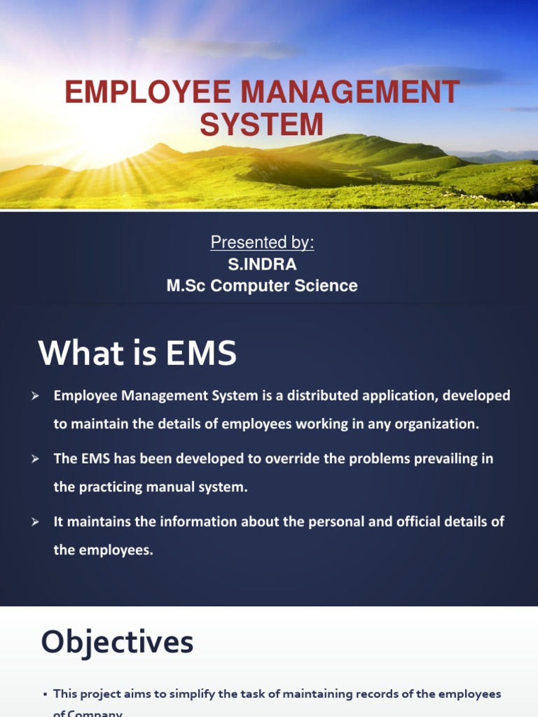 Employee Management System | PDF