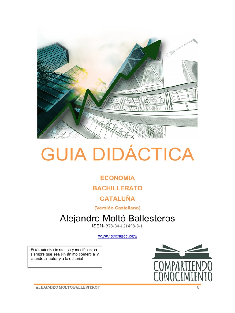 Guia Didáctica Manual Economía Bachillerato - Corrección Final | PDF