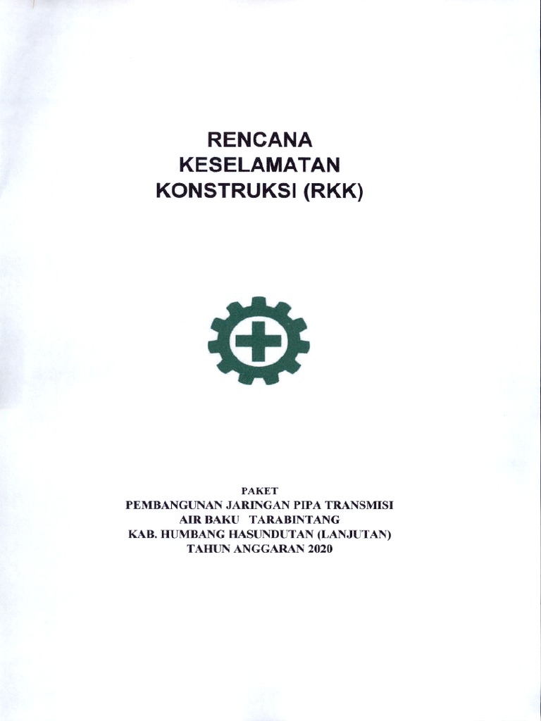 Rencana Keselamatan Konstruksi (RKK) | PDF