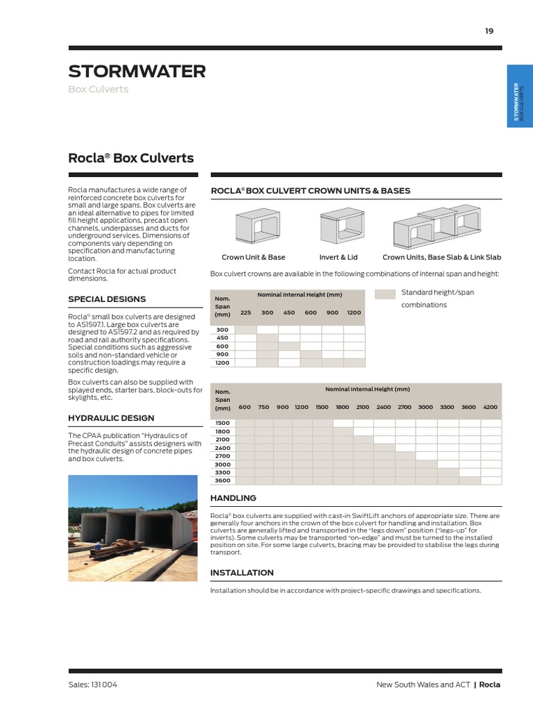 ROCLA BOX Culverts | PDF