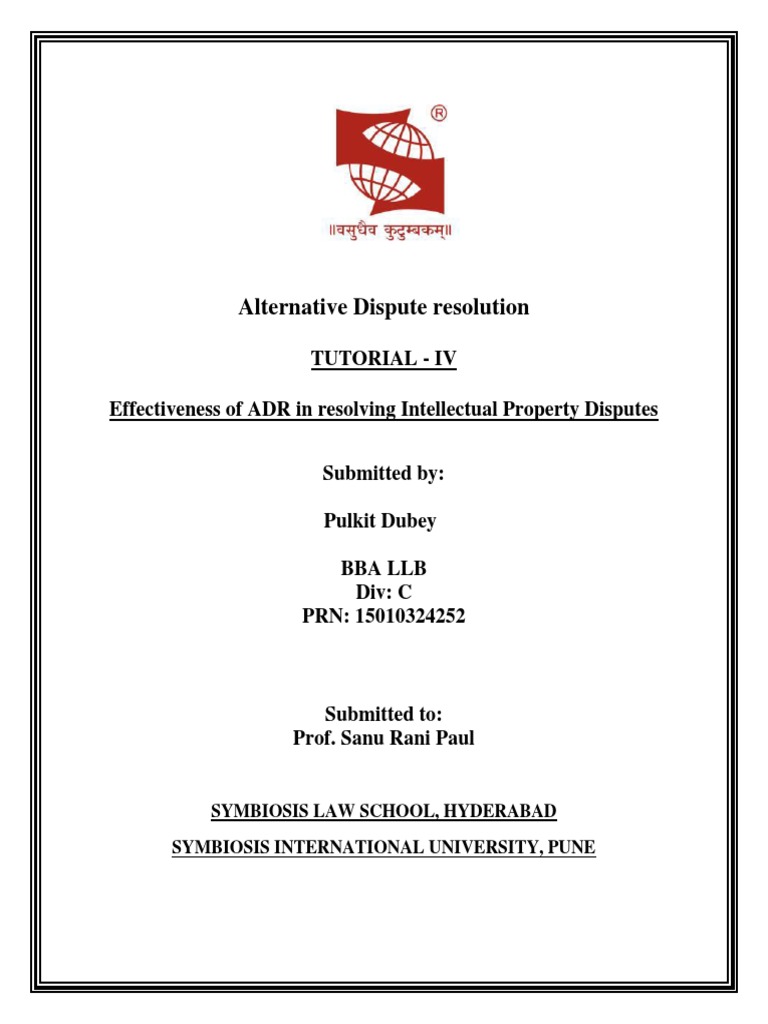ADR Project. | PDF