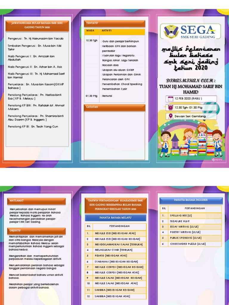 Buku Program Bulan Bahasa 2020 | PDF