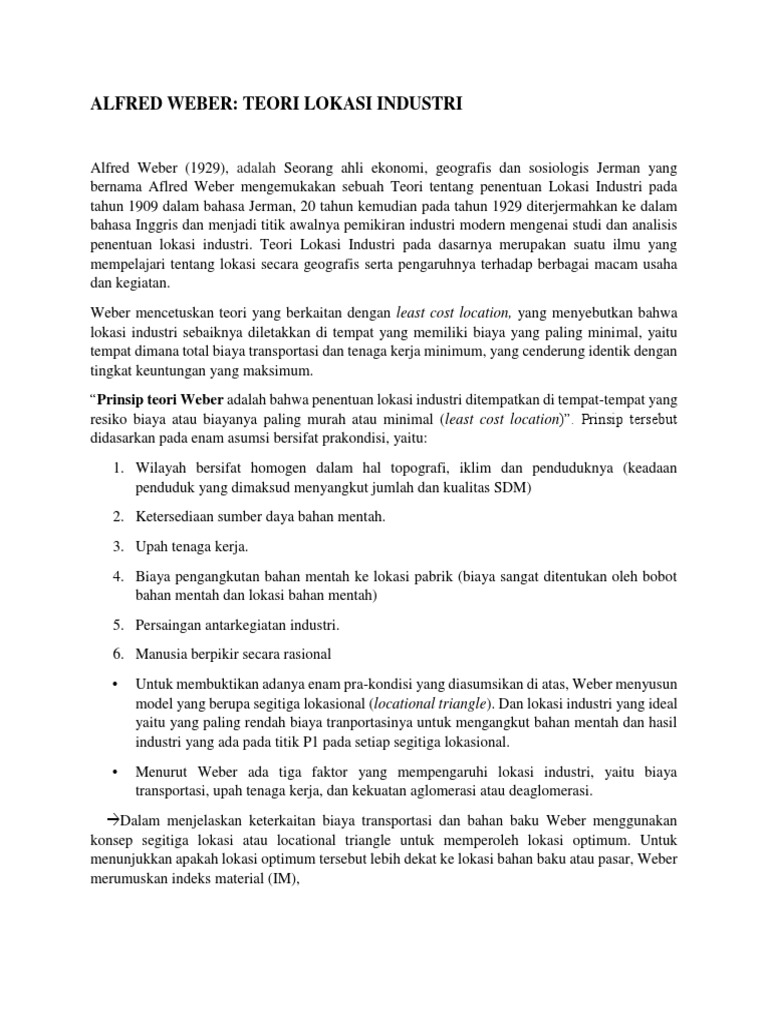 ALFRED WEBER Review | PDF