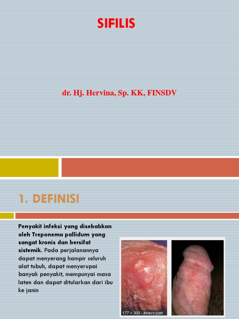Ciri dan Diagnosis Sifilis Stadium 1 | PDF