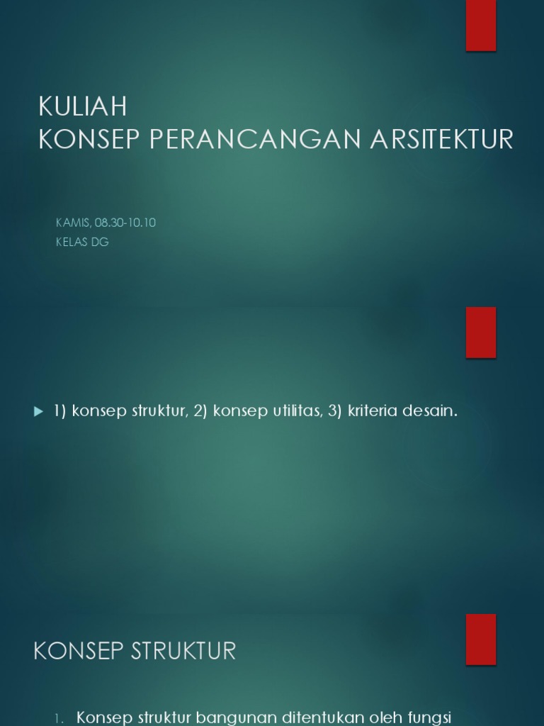 Konsep Struktur Dan Utilitas | PDF