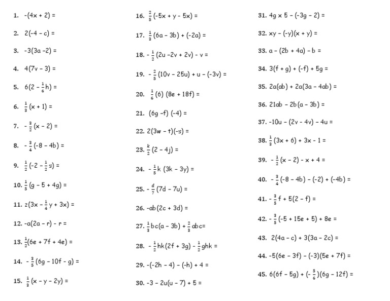 Latihan Kembangkan Ungkapan Algebra 2 Pdf