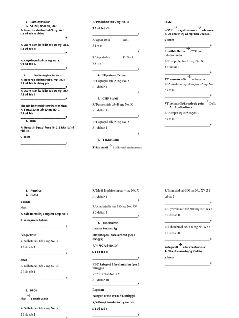 Revisi Resep Osce PDF | PDF