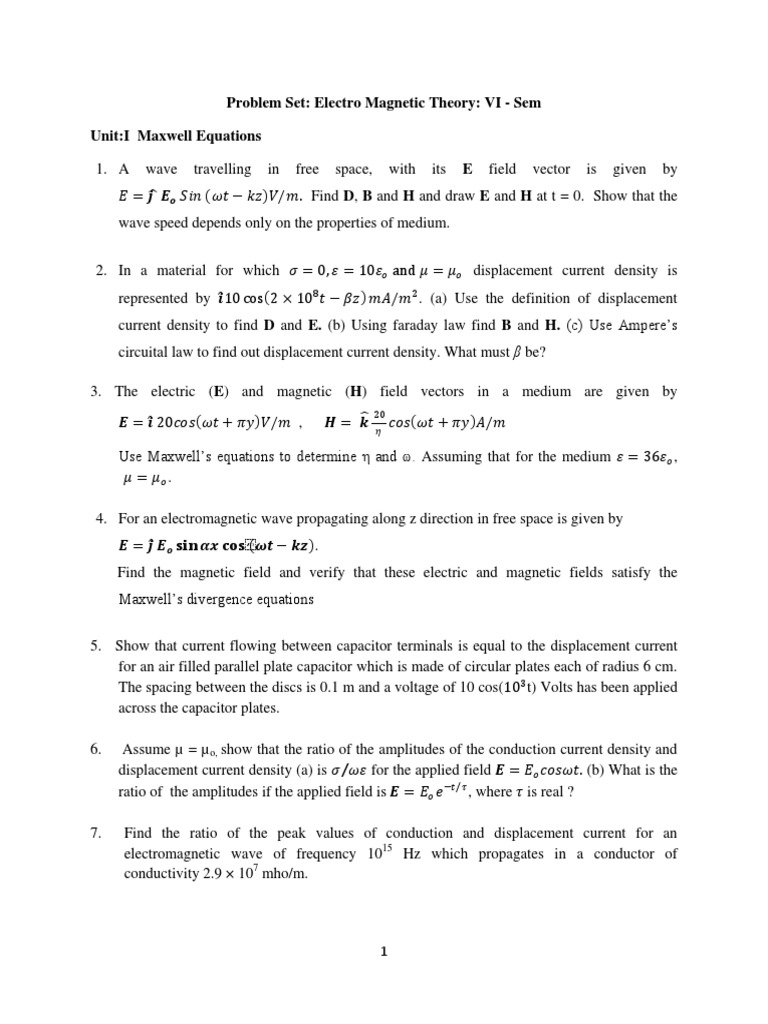 Electromagnetic Wave Propagation Analysis | PDF