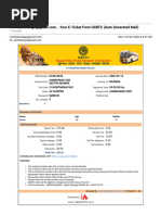 Bus Ticket Format in Word | PDF