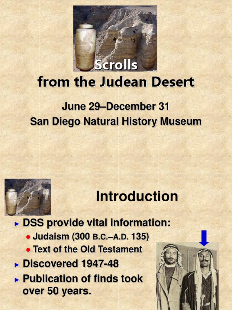 Dead Sea Scrolls - PPT | PDF