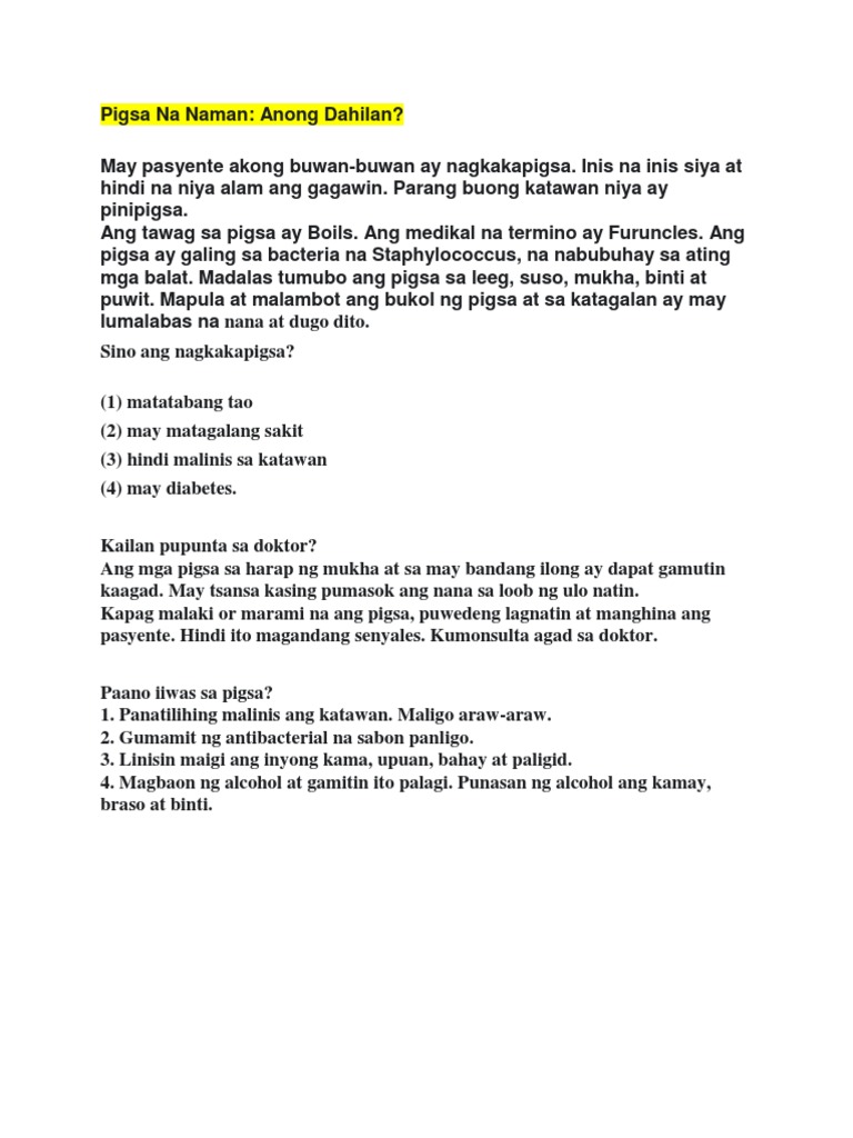 Pigsa Na Naman | PDF