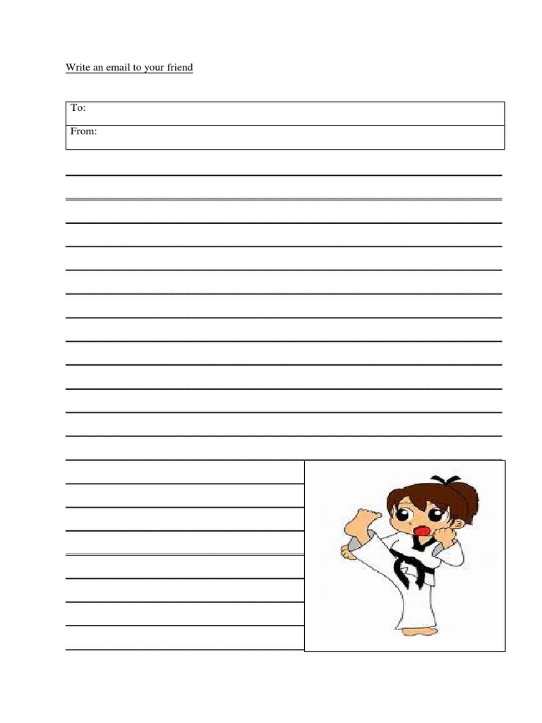 Email Writing Guide for Friends | PDF