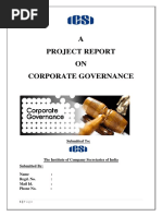 Project Report Icsi - 1 | PDF | Consolidation (Business) | Mergers And ...