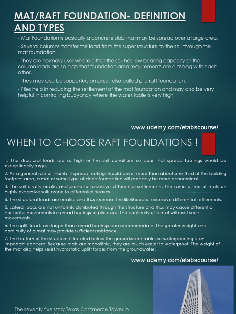 1.1 Mat Foundation PPT Used in The Course PDF | PDF