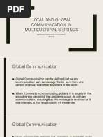 Cultural and Global Issues Affecting Communication | PDF ...