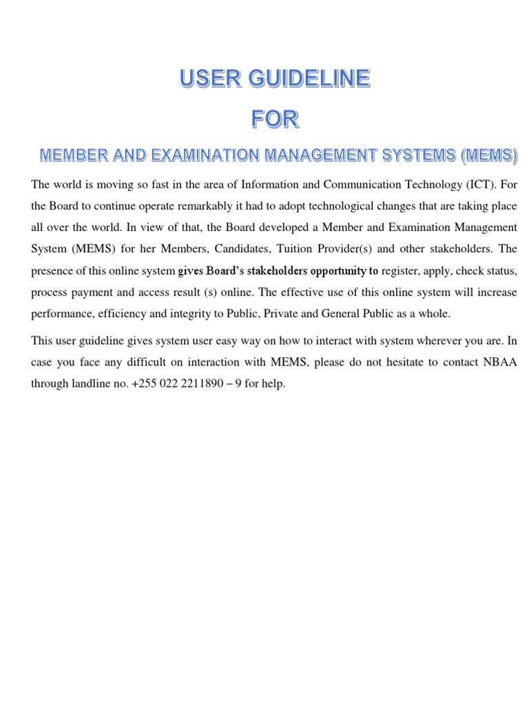 User Guide Mems | PDF