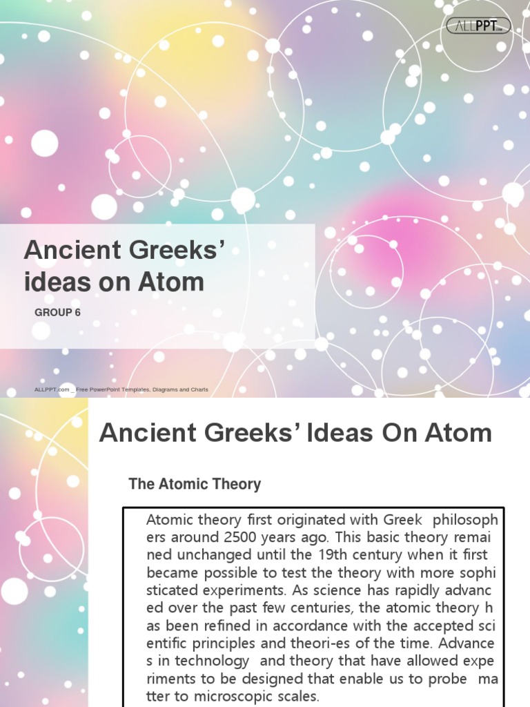 Ancient Greek Atomic Theory Overview | PDF
