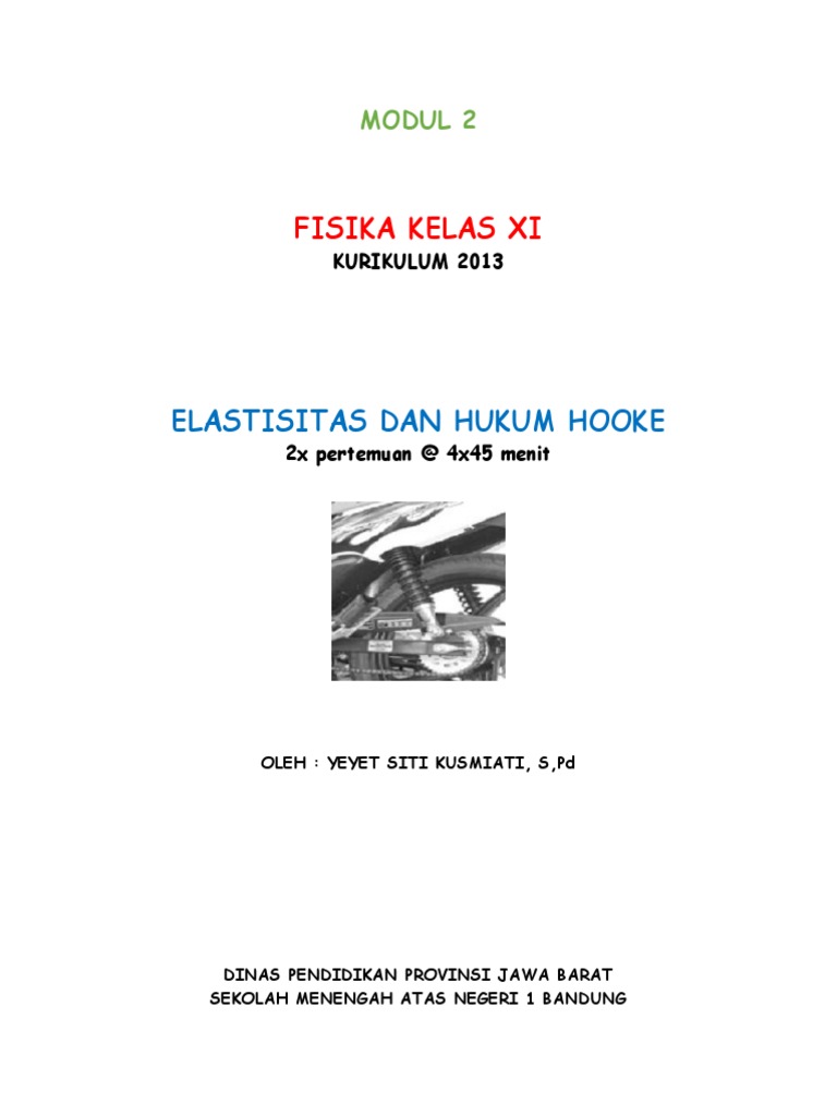 Modul Elastisitas | PDF