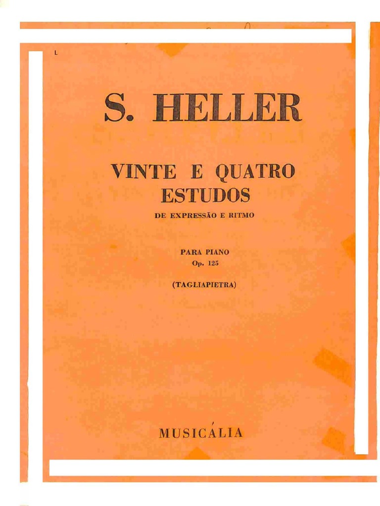 24 Estudos de Expressão e Rítmo - S. Heller | PDF
