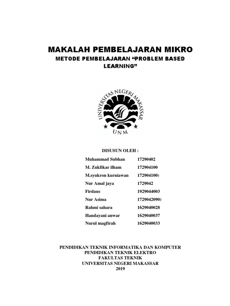 Makalah PBL | PDF