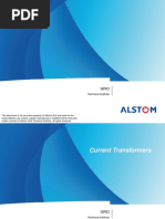 1-Current Transformers ALSTOM | PDF | Transformer | Electrical Components