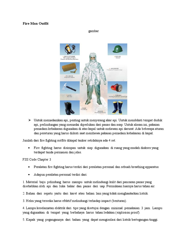 Fireman Outfit | PDF