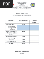 Criteria For Cooking Contest | PDF