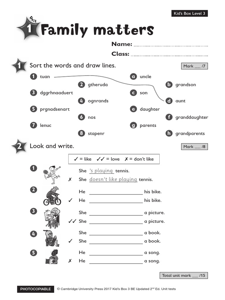 KB3-UT-U1B With Answers | PDF