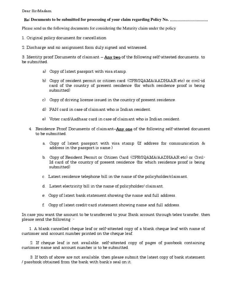 Maturity Discharge Voucher PDF | PDF