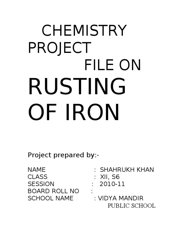 Understanding the Process of Rusting: An In-Depth Look at the Corrosion ...