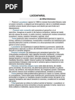Eseu - Luceafarul | PDF