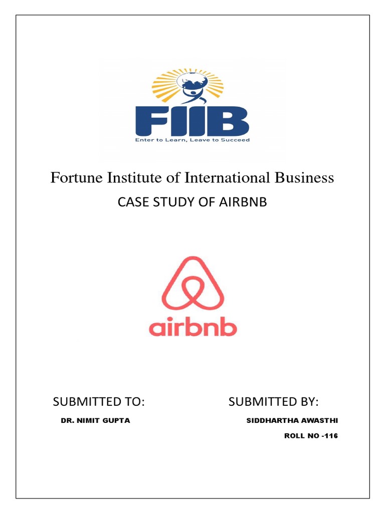 Airbnb Case Analysis | PDF | Airbnb | Entrepreneurship