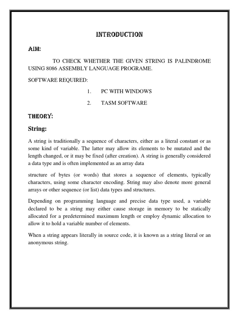Mic Report | PDF | String (Computer Science) | Variable (Computer Science)