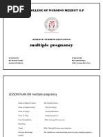 Antenatal Care Lesson Plan Overview | PDF | Obstetrics | Pregnancy