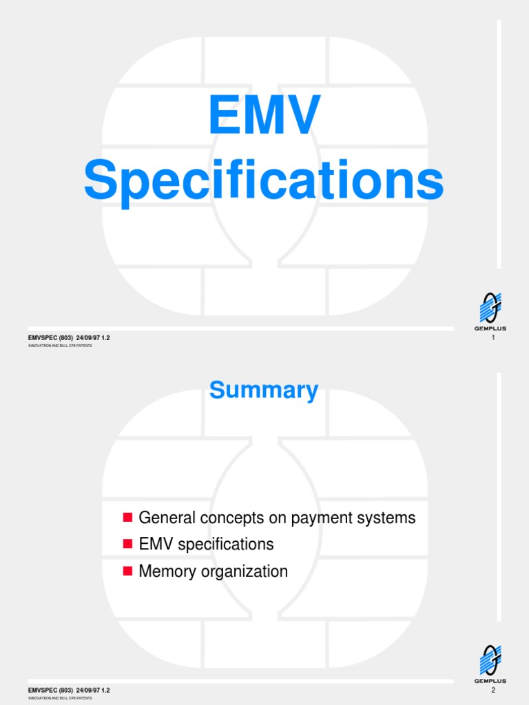 Emv Especifications | PDF | Emv | Debit Card