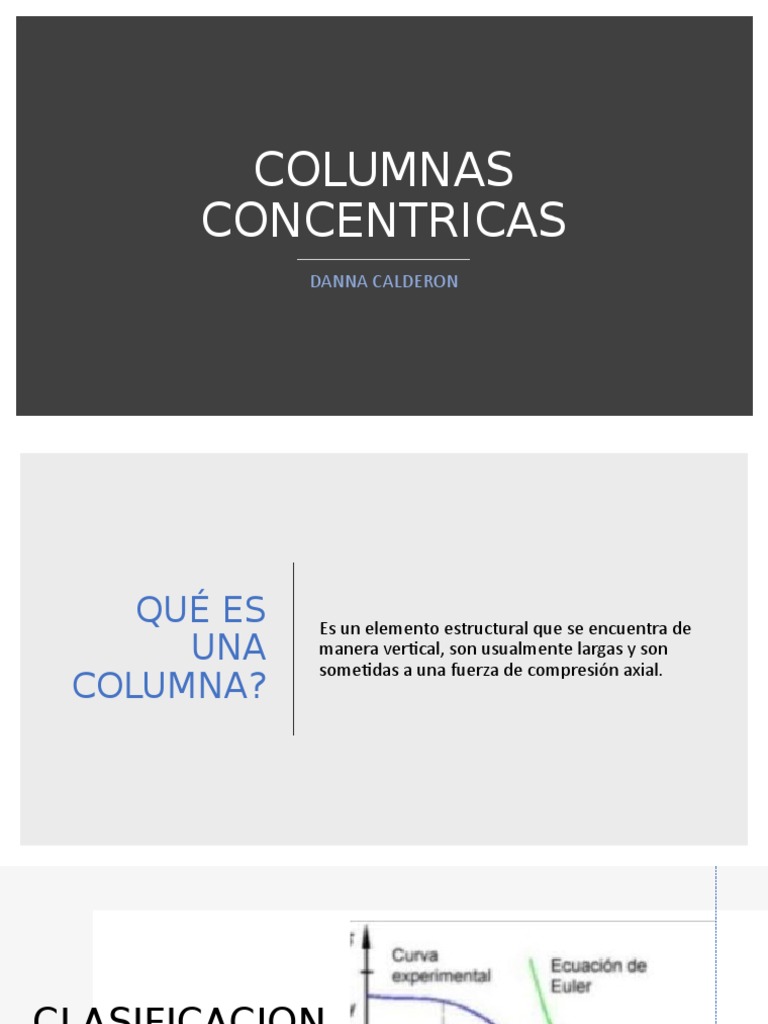 Columnas Concentricas | PDF