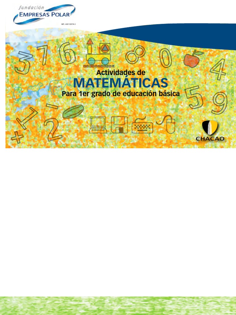 Actividades de Matemáticas para 1er Grado | PDF