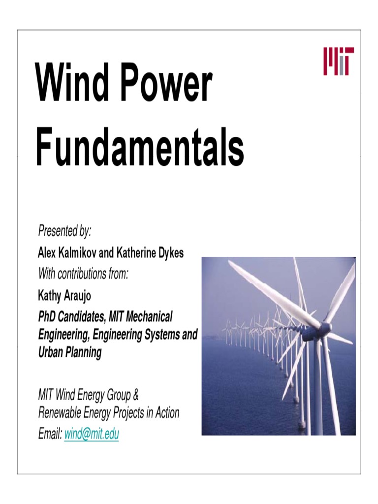 Wind Energy 101 PDF | PDF