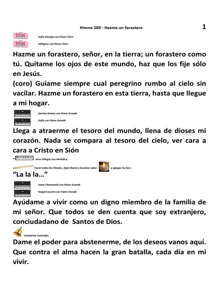 Hazme Un Forastero Presentacion | PDF